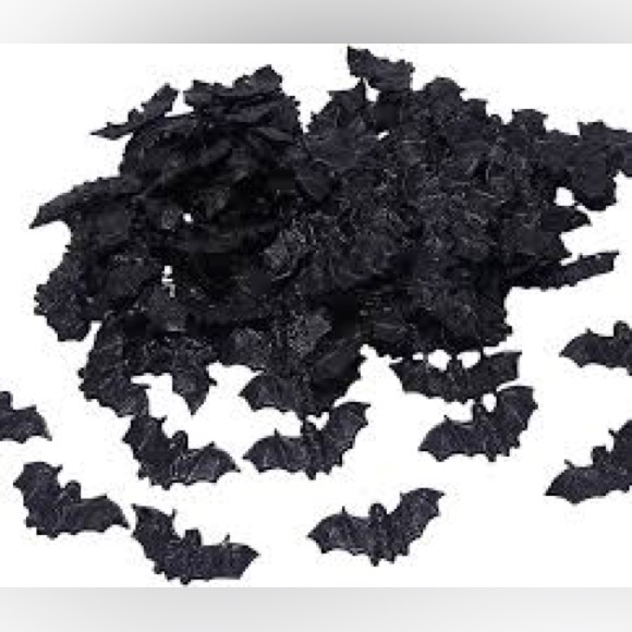 Holiday | 10 Pcs Mini Halloween Bat Black Plastic Bat Decoration For ...
